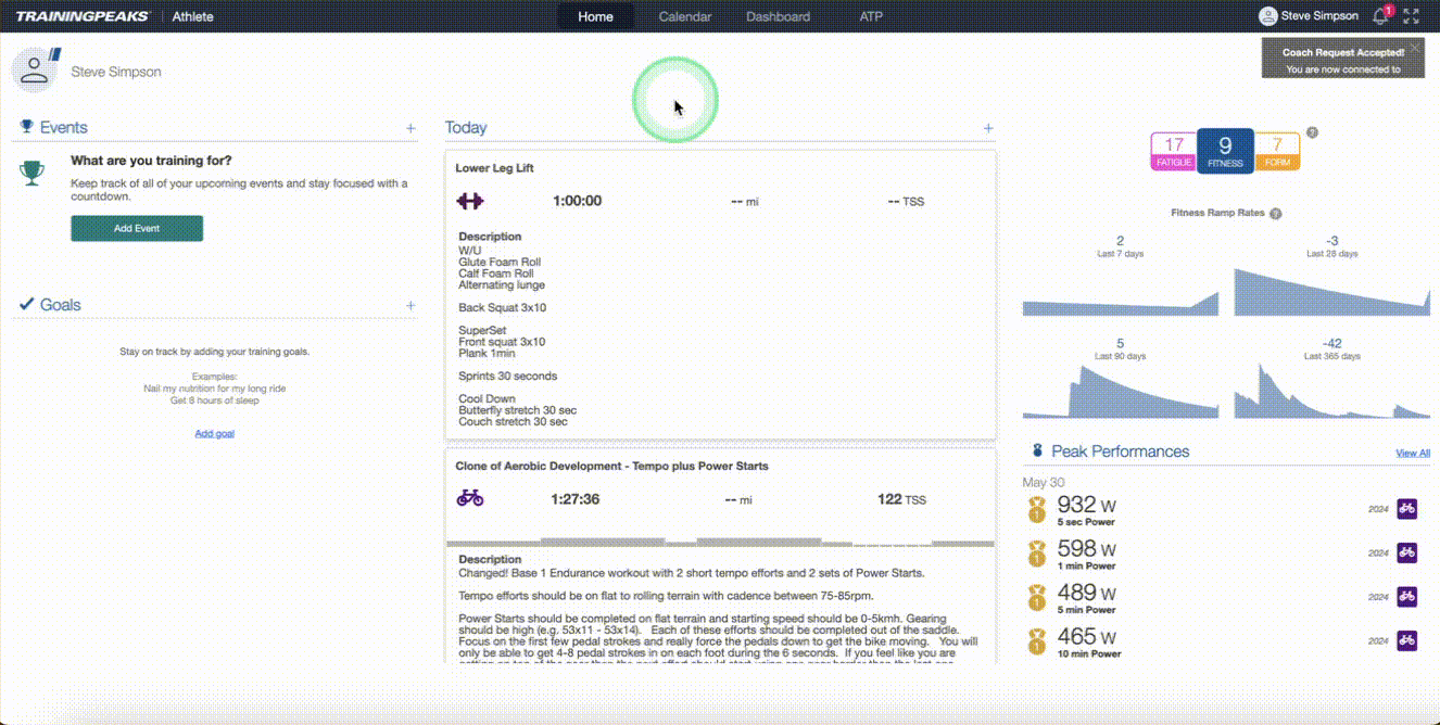 Connect with your Coach – TrainingPeaks Help Center