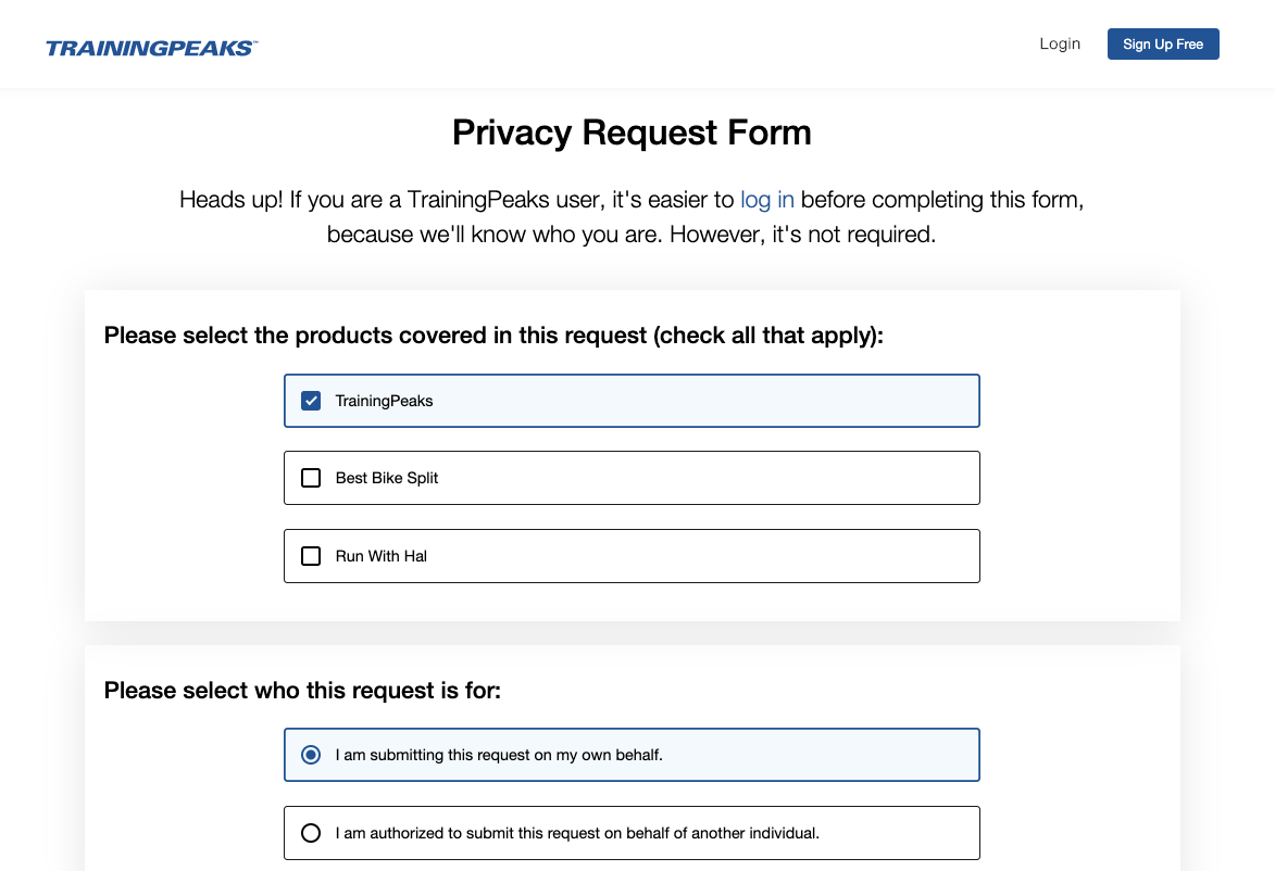General Data Protection Regulation GDPR Request TrainingPeaks Help General Data Protection Regulation GDPR Request TrainingPeaks Help
